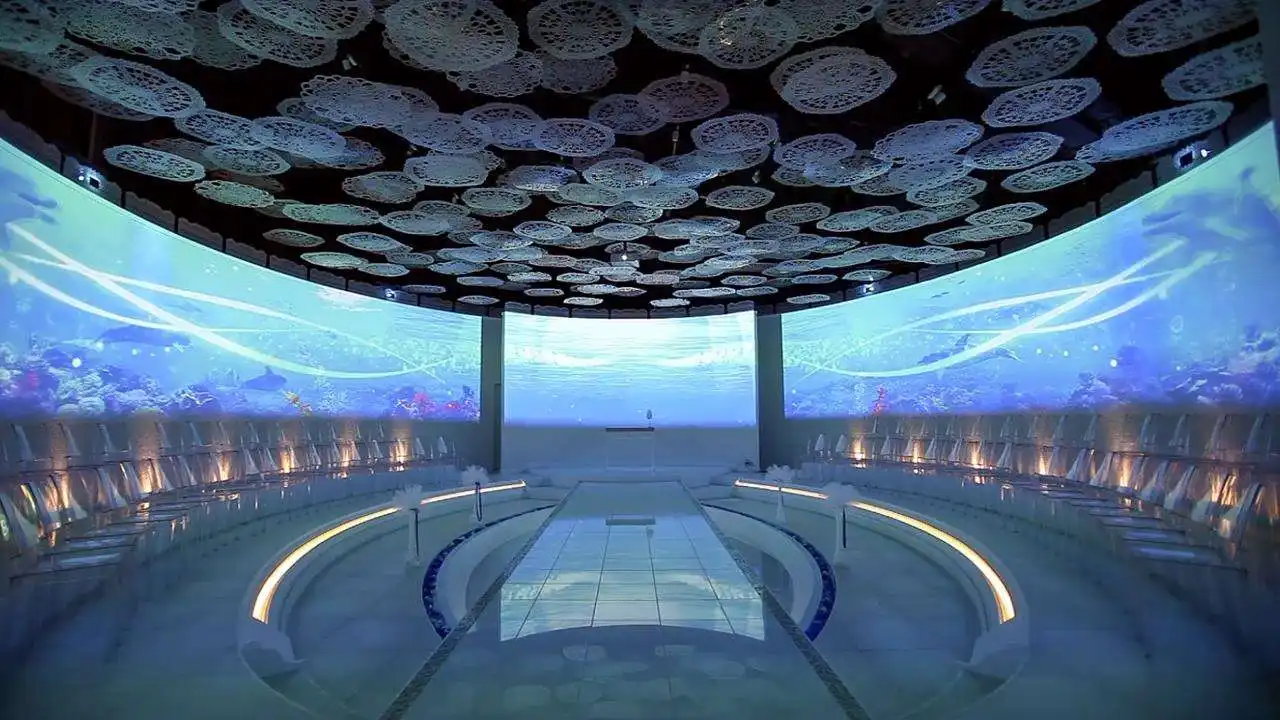 Ring Screen Projection Multi-channel Stereo Projection System ...