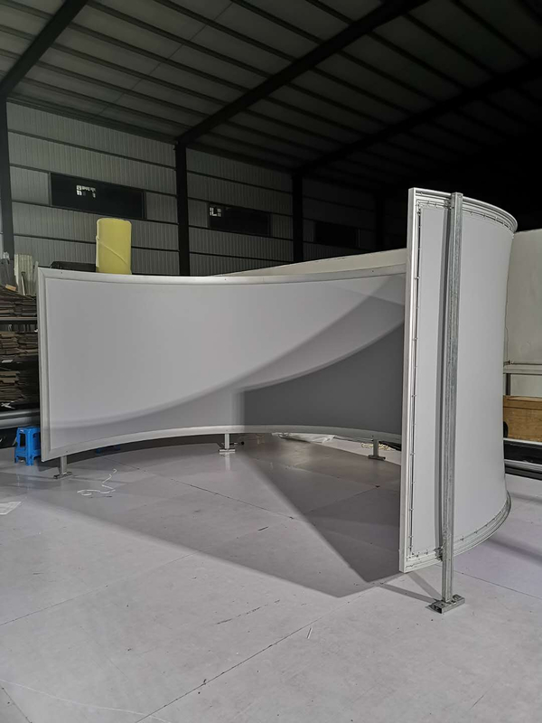 180 Degree Economy Simulation Projection Screen Curved Screen in 4m ...
