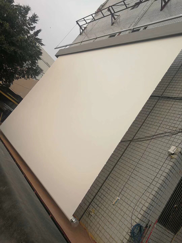 Large 400 Inch Motorized Electric Projector Screen With Remote ...