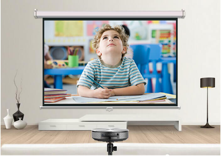 Manual Wall Projection Screen Pull Down Projector Screen - Shenzhen ...