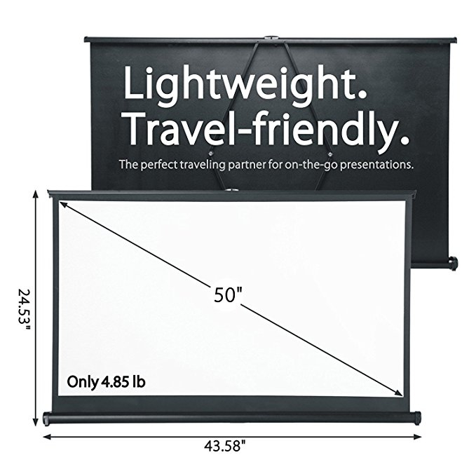 40" Shop Portable Projection Screen Tabletop Projector Screen In China ...