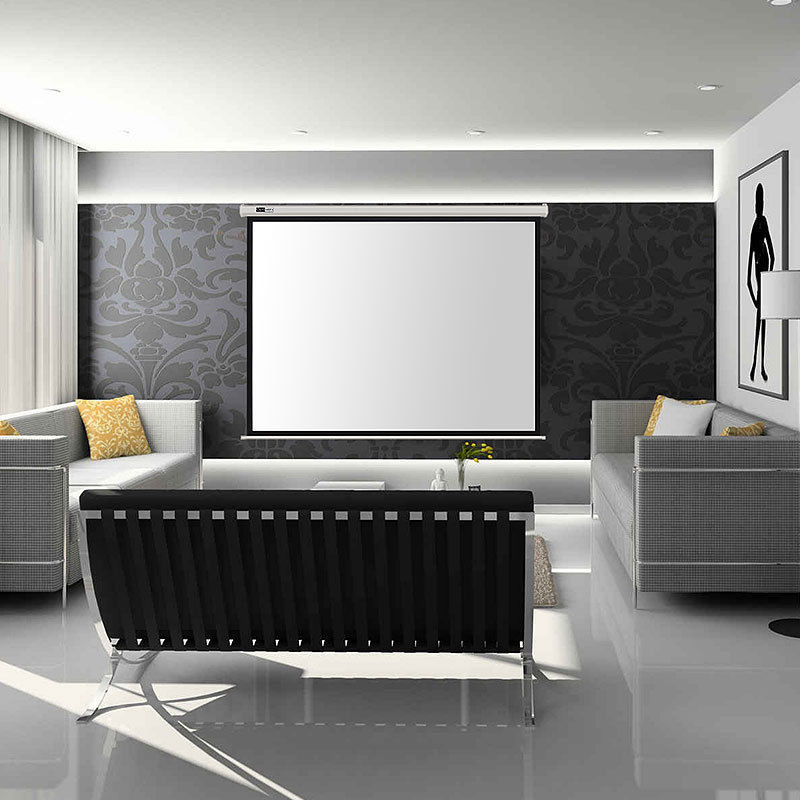 Electric Projector Motorized Projection Screen With Matte White For ...