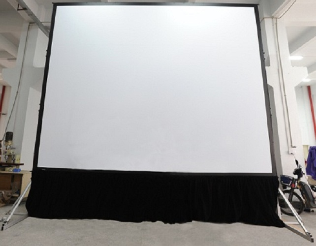 Customized Fast Fold Projector Screen With Front And Rear Projection ...