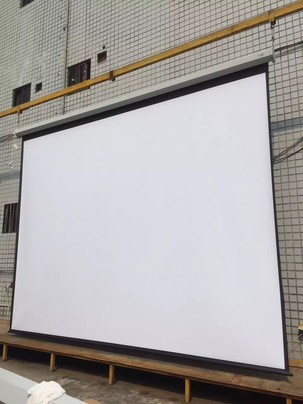 Large 400 Inch Motorized Electric Projector Screen With Remote ...