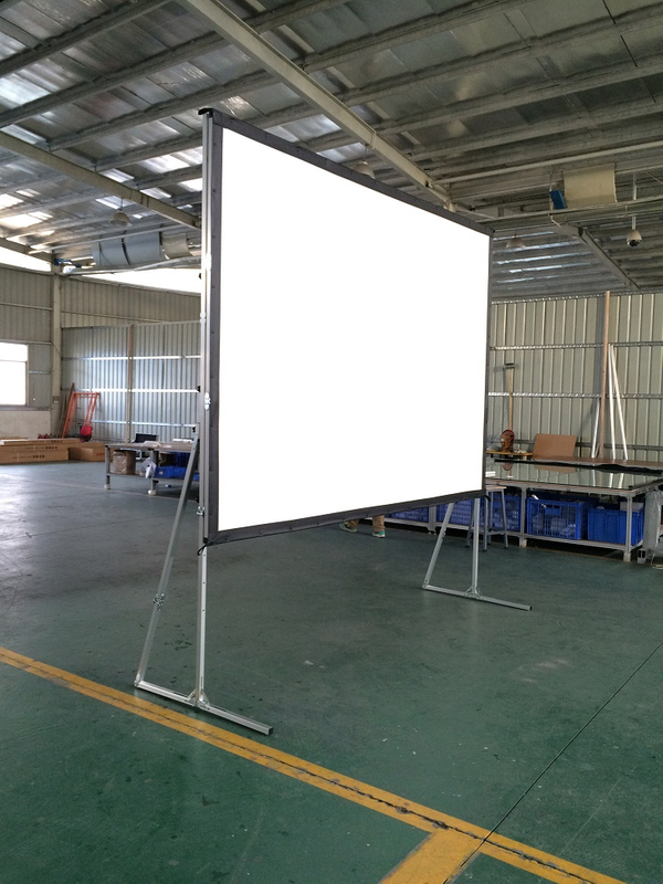 Customized Fast Fold Projector Screen With Front And Rear Projection ...
