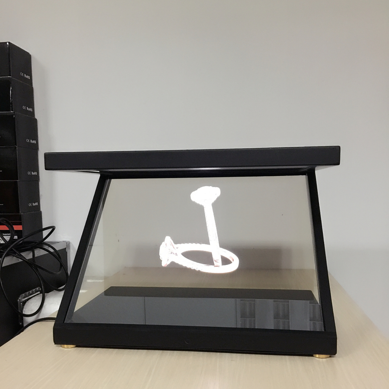 180° 3D Holographic Pyramid Display Showcase Hologram Box - Buy holographic showcase, hologram ...